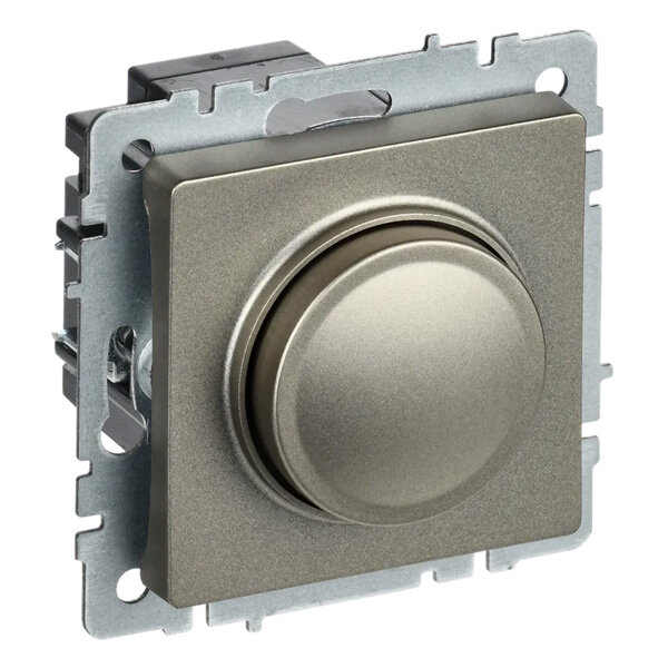 Диммер пов-наж. 600Вт СС10-1-0-БрШ шампань BR-D20-0600-K37 BRITE IEK