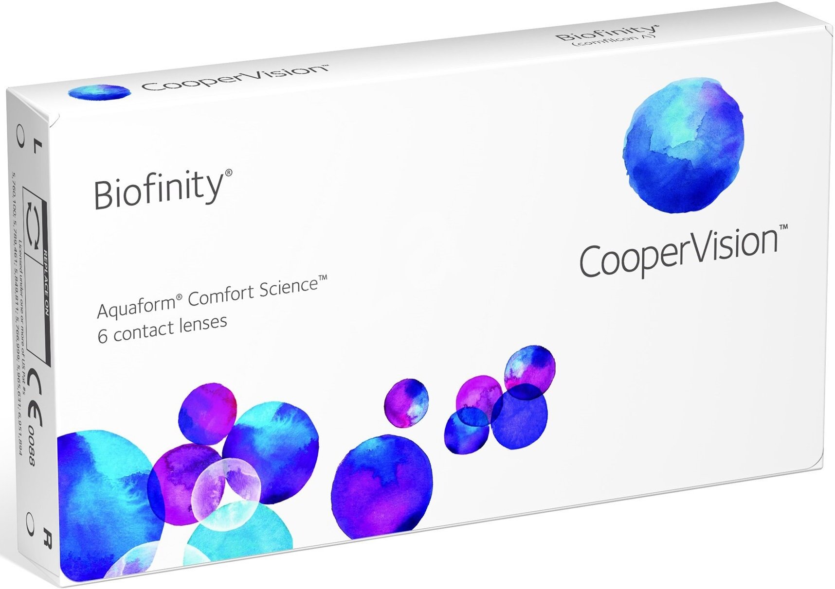 Контактные линзы CooperVision, Biofinity, -2.50 / 14 / 8.6 / 6 шт.