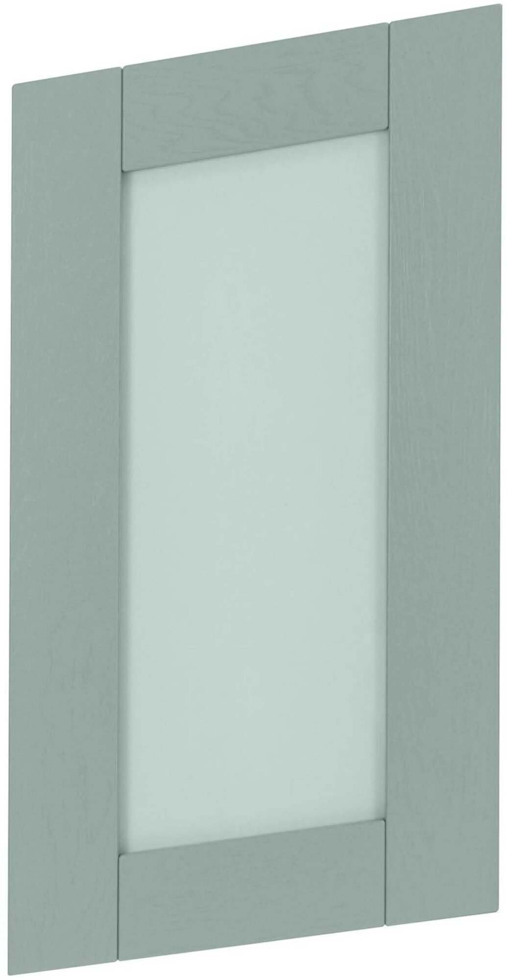 Фасад со стеклом Томари 39.7x76.5 см Delinia ID МДФ цвет голубой