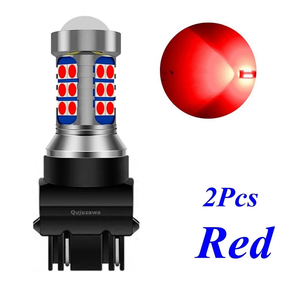 2 шт. новые светодиодные стоп-сигналы T25 3157 P27/7W 3156 P27W стоп-сигналы задние Красный