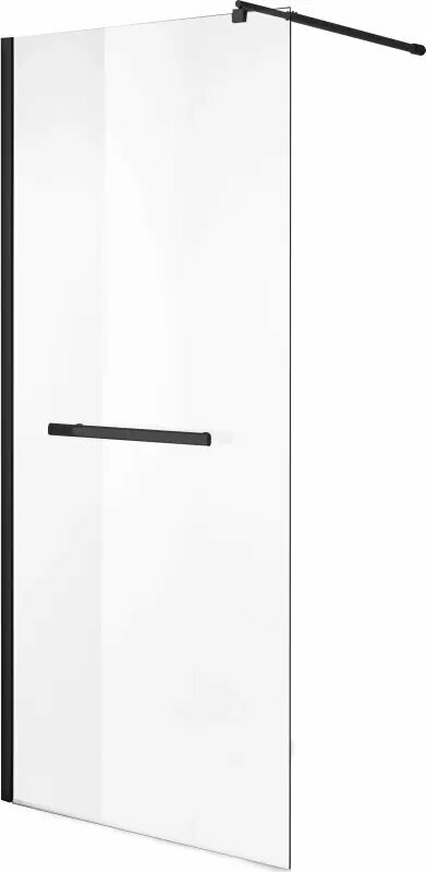 Душевая перегородка Niagara Nova 110x195 NG-681-11BLACK профиль черный стекло прозрачное