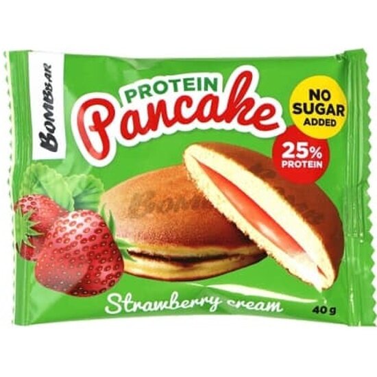 Панкейк Bombbar с начинкой Клубничный крем 40гр.
