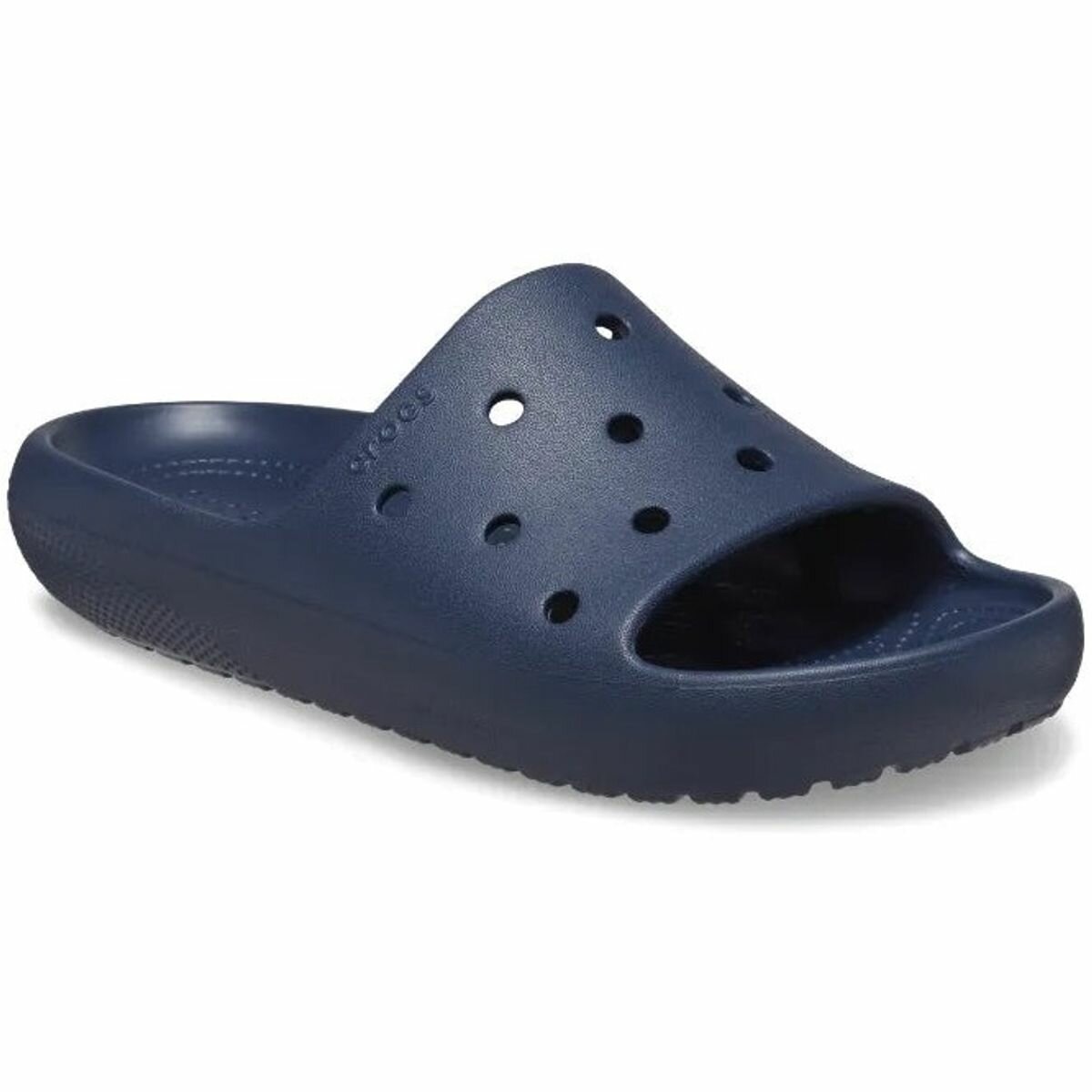 Шлёпанцы Crocs Classic Slide v2, размер M10W12, темно-синий — фото 1
