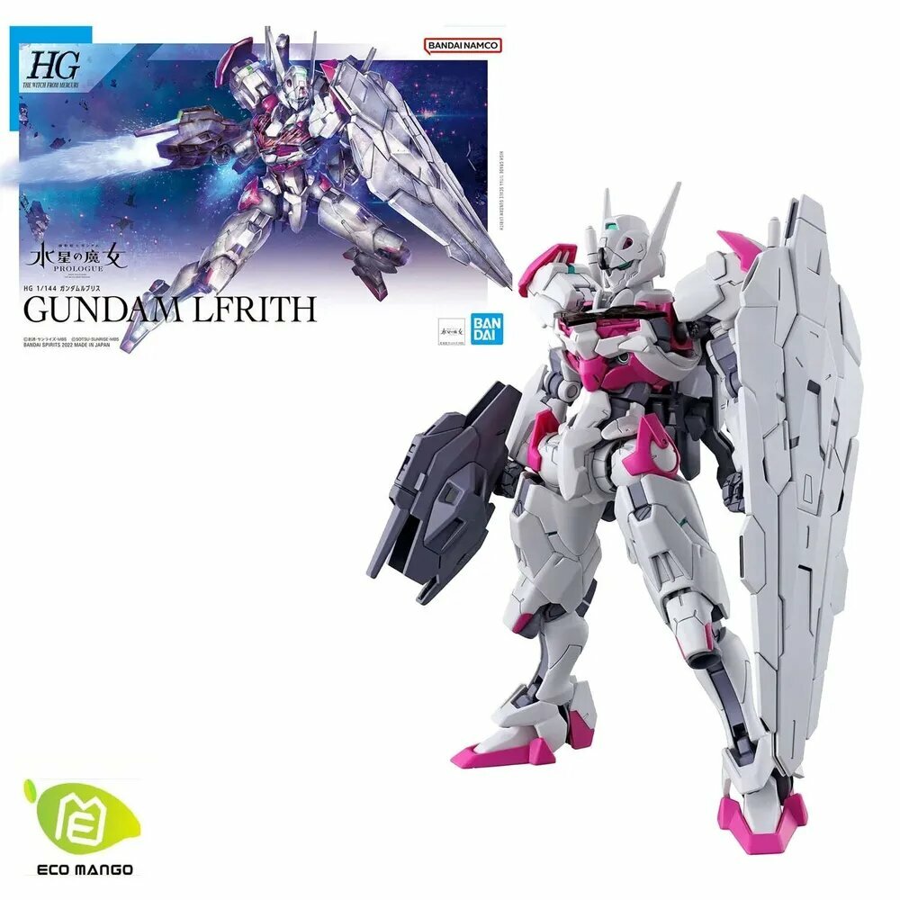 Фигурка Bandai HG Ведьма Меркурия Gundam Lfrith, Масштаб 1/144, высота 15 см