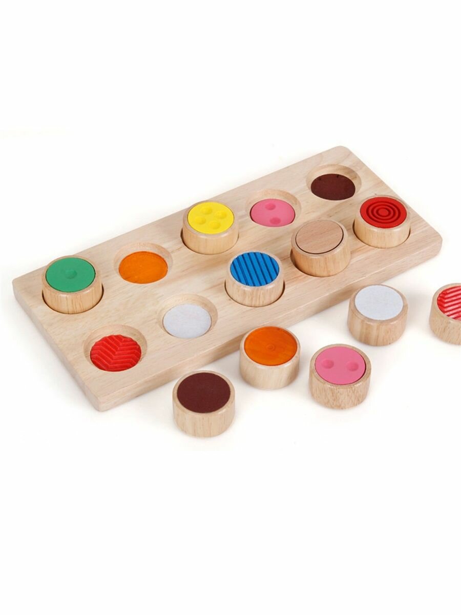 Игрушка для раннего обучения, развивающая память, доска для тренировки сенсорного мозга с сенсорными блоками для детей, игрушка для развития памяти, возраст 3 6 лет