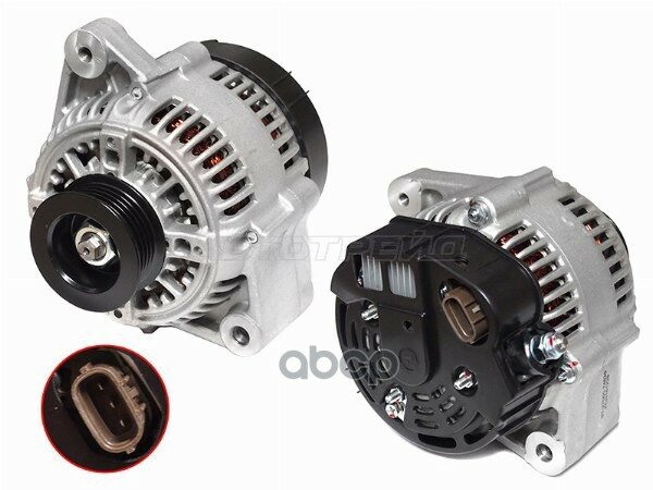 Генератор TOYOTA CORONA/CALDINA/CAMRY/VISTA 1.8 92-98/IPSUM 2.0 96-01/RAV4 2.0 94-00 3/4/5SFE 12V 80 Sat арт. ST-27060-74620