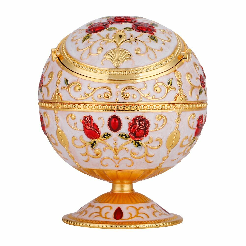 Портативный мини -ахтривый металлический круглый шарик с печать