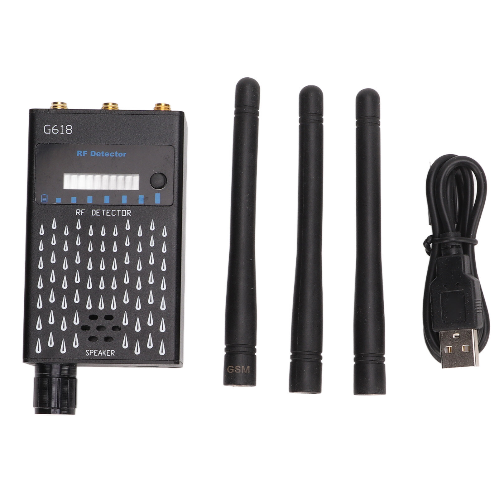 Детектор радиочастот, устройство для поиска Wi-Fi-камер, подслушивающее устройство, GPS-сканер беспроводных сигналов G618