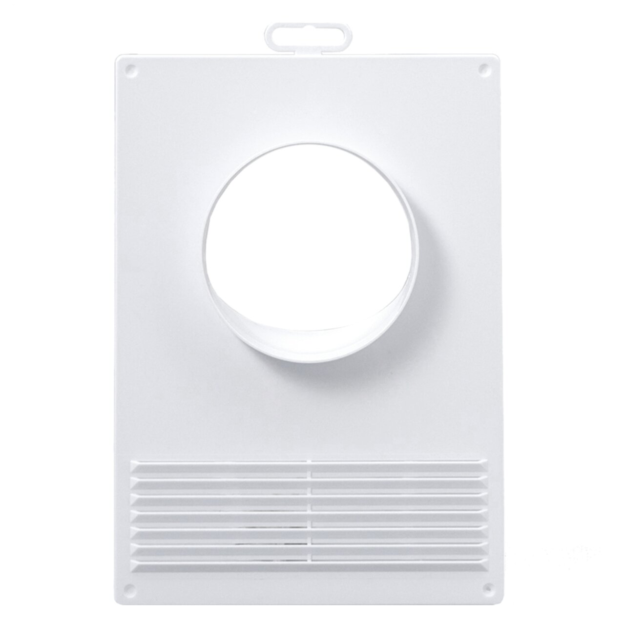 Площадка торцевая пластиковая с решеткой и фланцем 250х180 мм для монтажа и эксплуатации