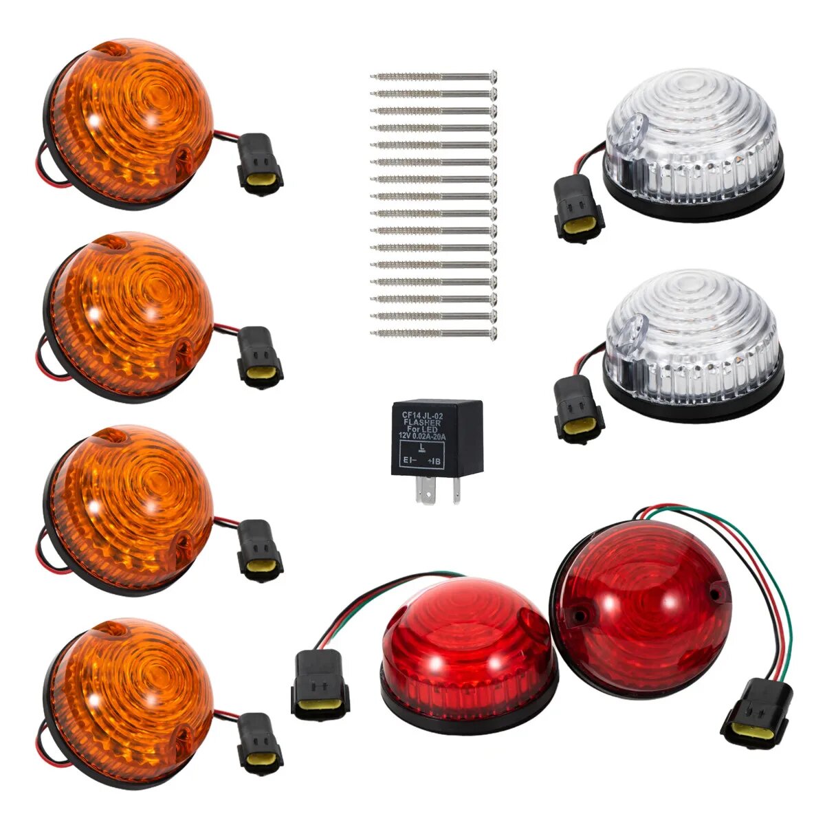 Светодиодные задние фонари, передний индикатор, сигнал поворота, фонарь заднего хода, полный комплект обновления для Land Rover Defender 1990-2016