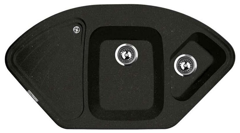 Кухонная мойка LAVA A.3 BASALT чёрный