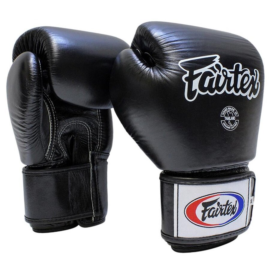 Боксерские перчатки Fairtex BGV1 черные, 14 унций
