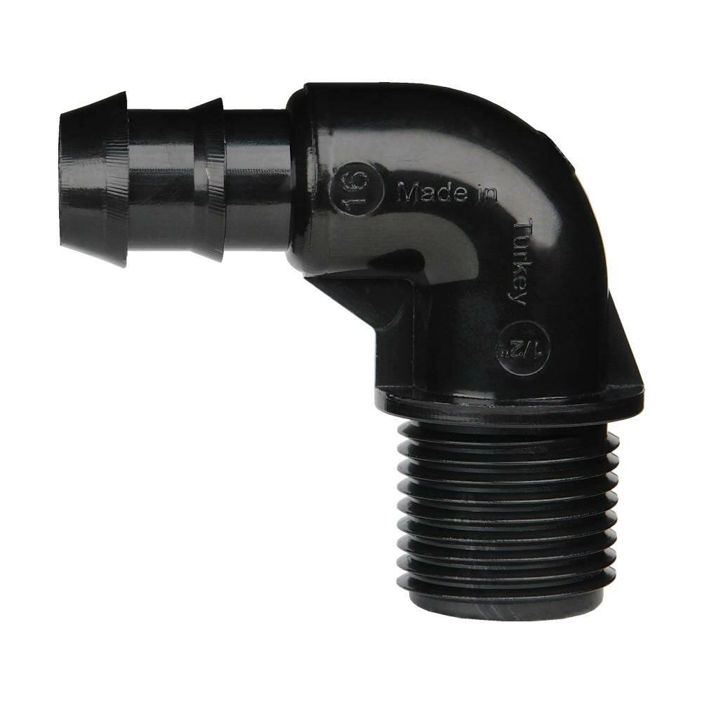 Отвод с наружной резьбой 16х1/2" для магистральной трубки 16х1,0-1,5 мм