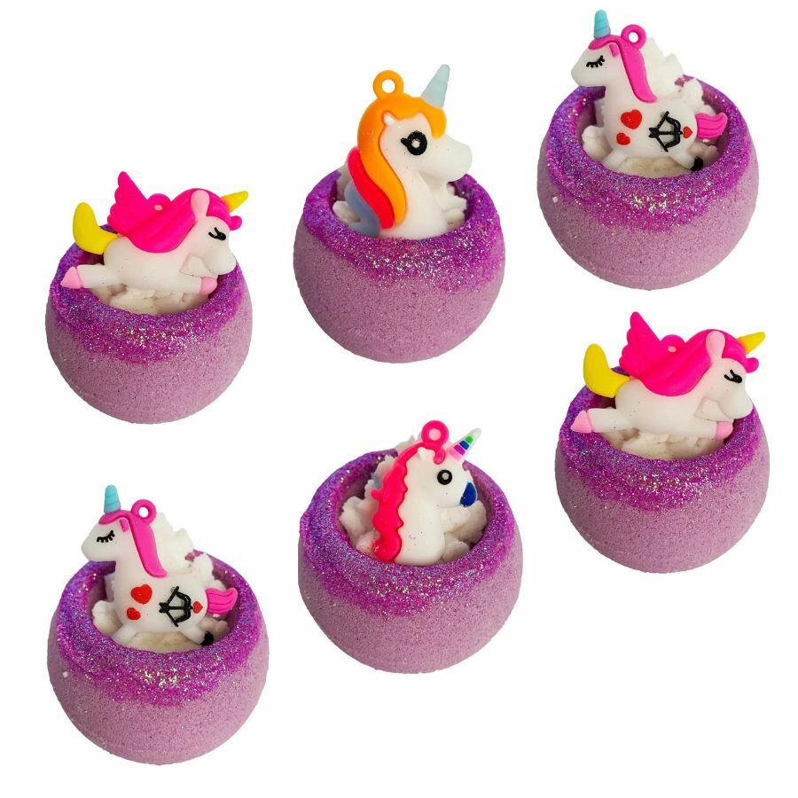 Бомбочка для ванны с игрушкой "Единорог"