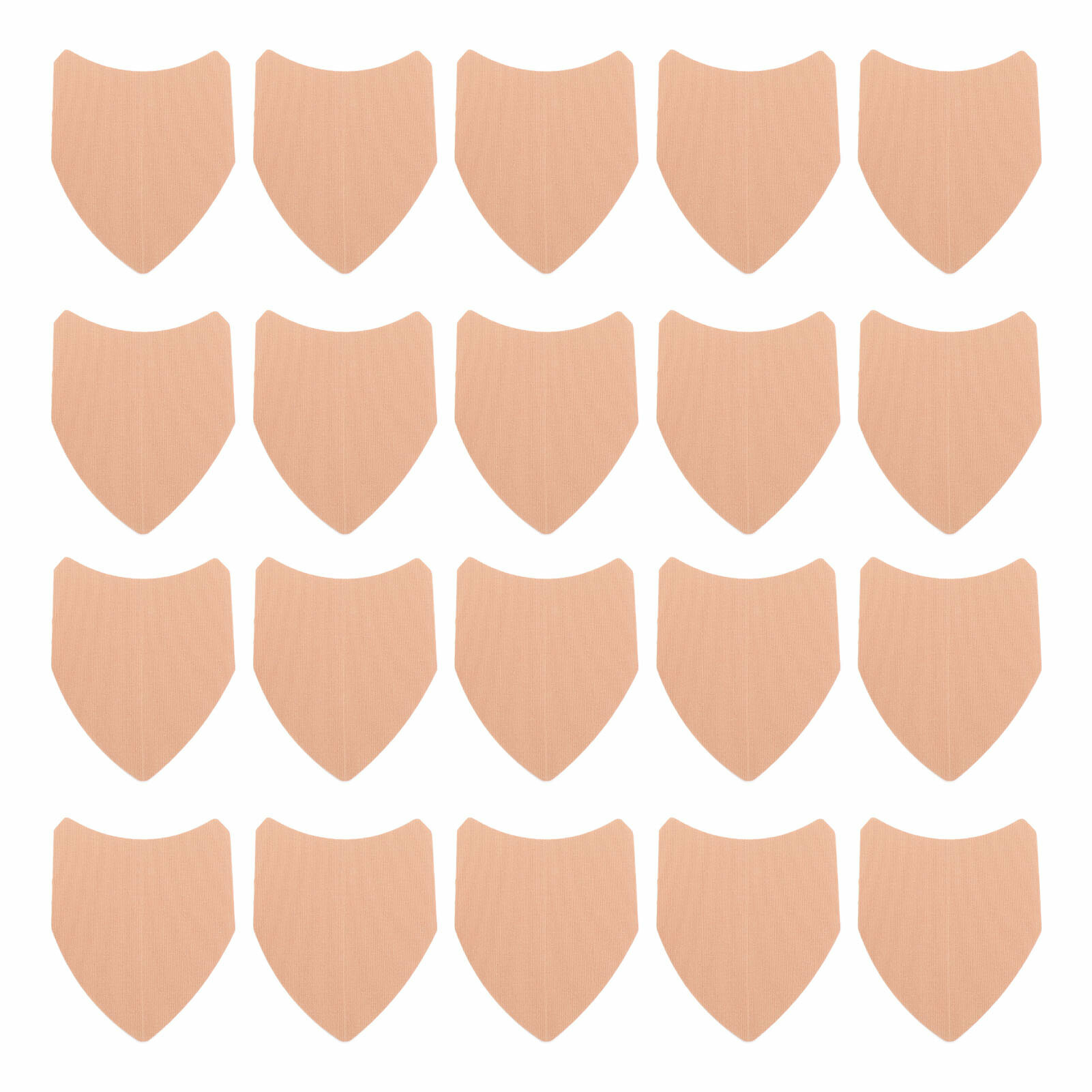 20 шт. эластичных V-образных пластырей для внутренней стороны бедра телесного цвета, антинатирающие тейпы для колена и голени