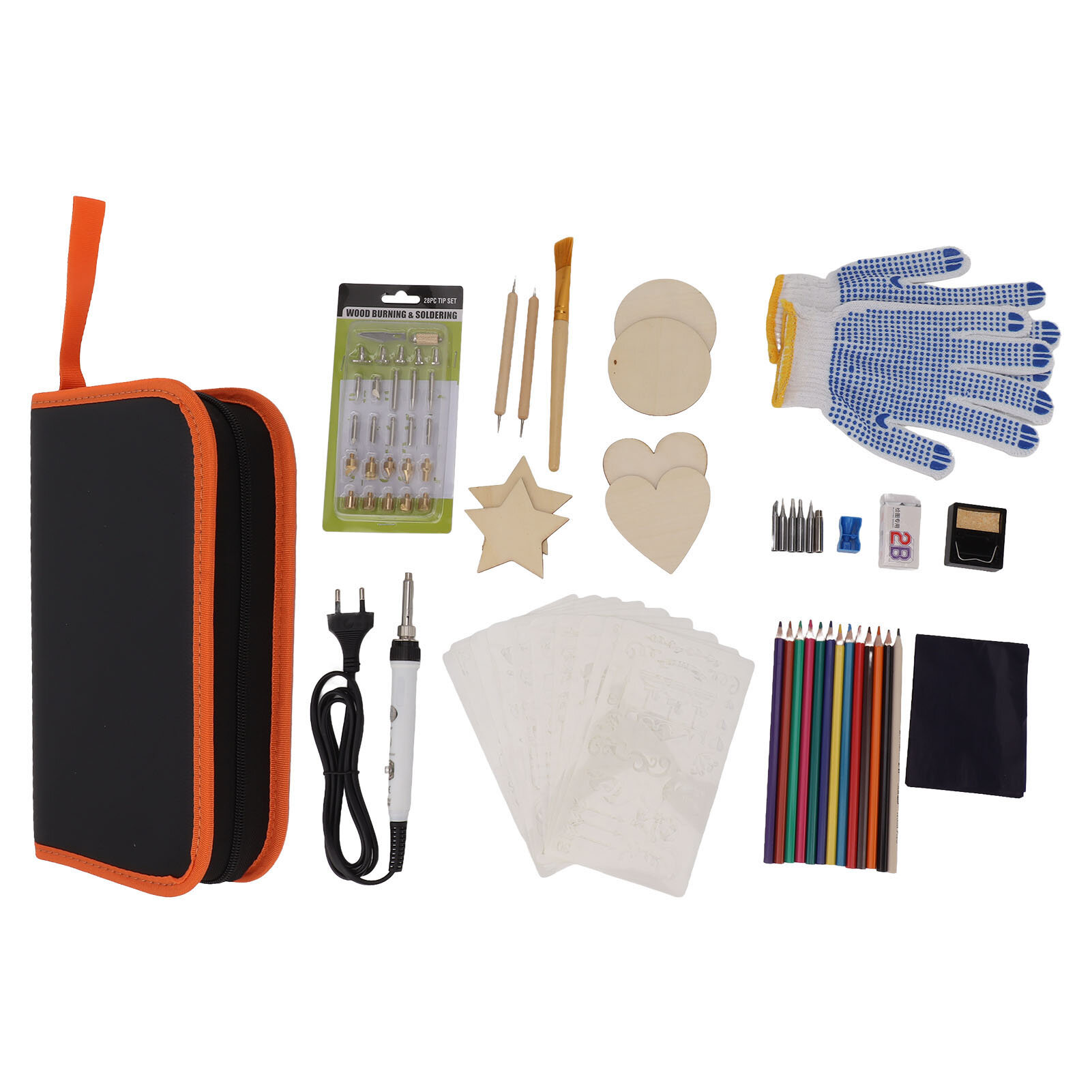 Паяльник 60 Вт с регулируемой температурой, быстрым нагревом для электроники и выжигания по дереву