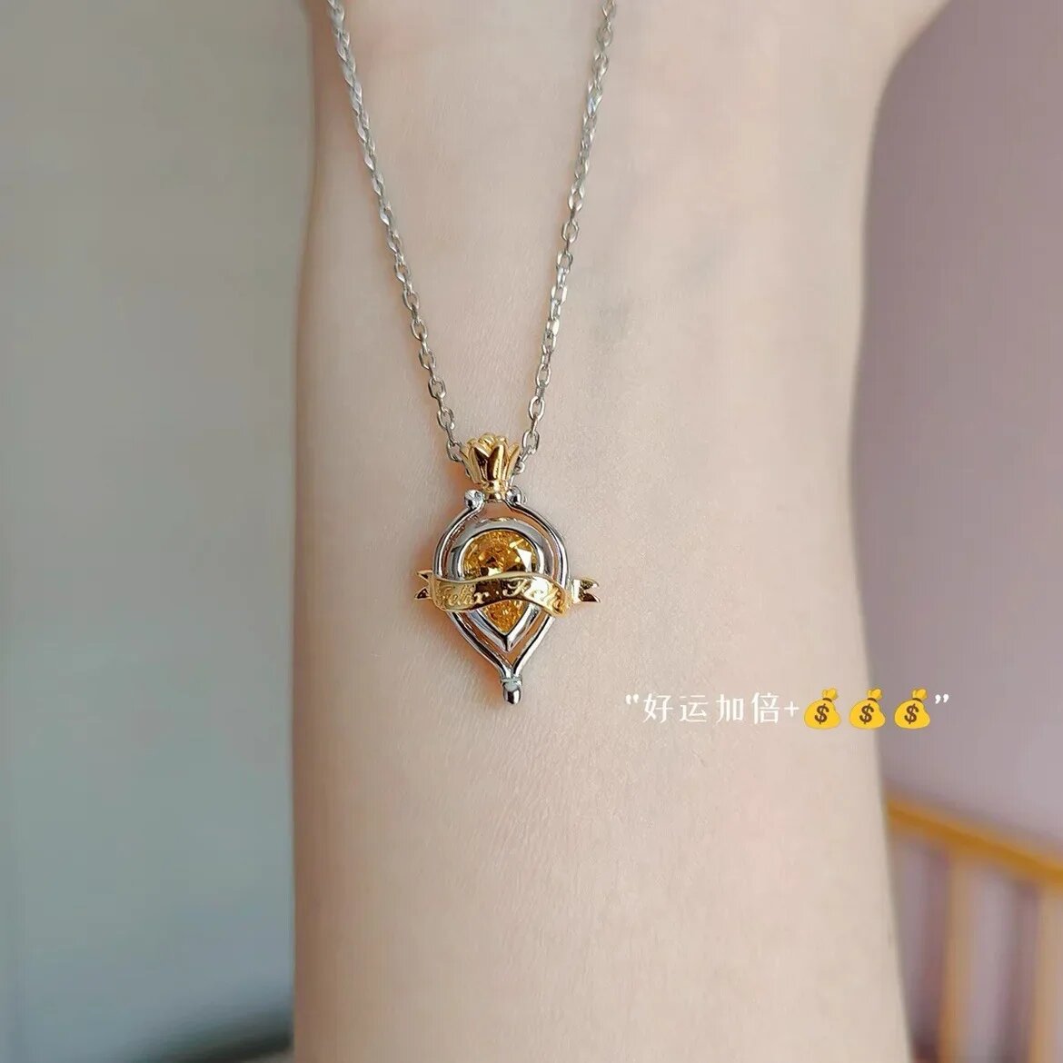 Новое аниме Magic Boy Felix Felicis ожерелье модный свитер кулон Pottered для мальчиков и девочек модный кулон детский подарок на день рождения