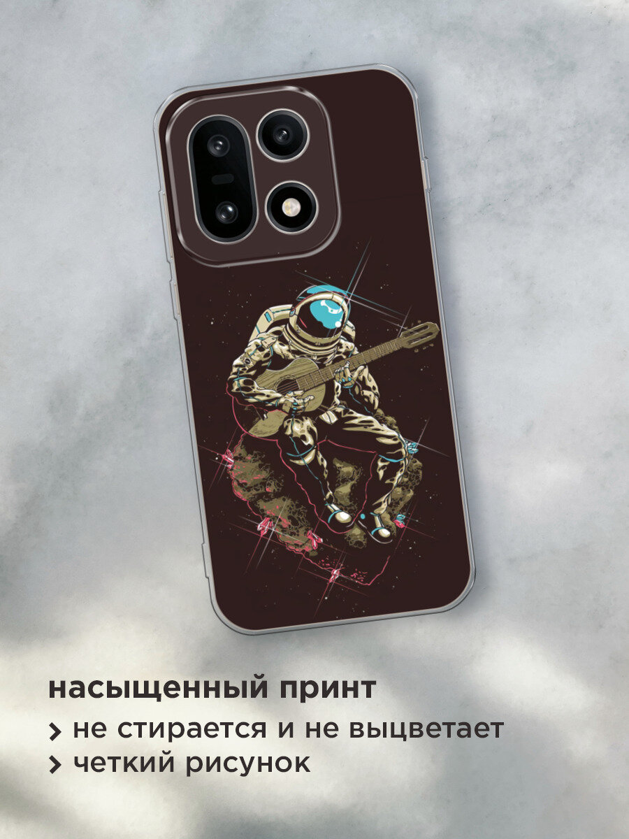 Чехол на OnePlus 15 / Ван Плас 15 с принтом Космонавт гитарист — фото 1