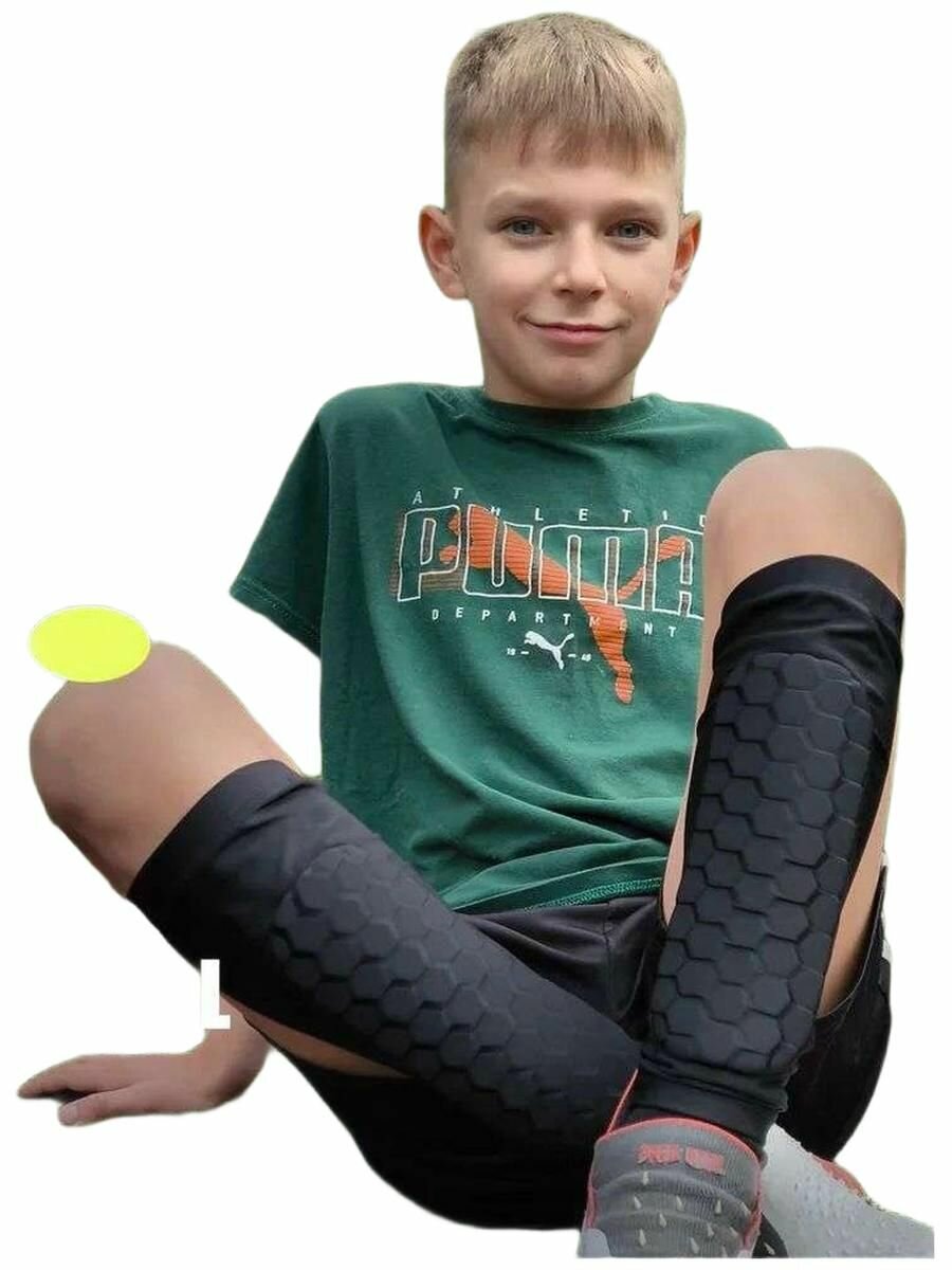 Щитки футбольные, размер: M