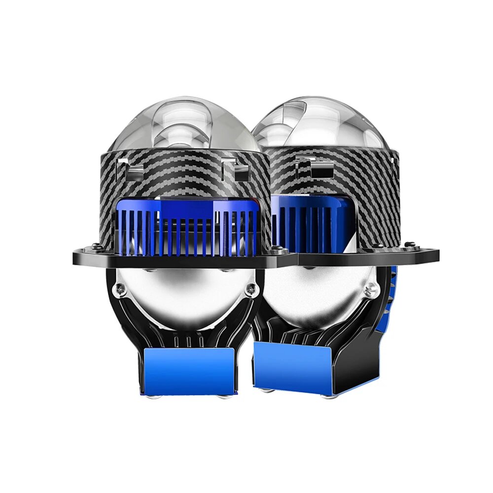 Би-LED линзы-проекторы 3 дюйма, лазерный луч ближнего/дальнего света, 120 Вт/140 Вт/160 Вт, светодиодные фары, универсальные аксессуары для модификации автомобилей