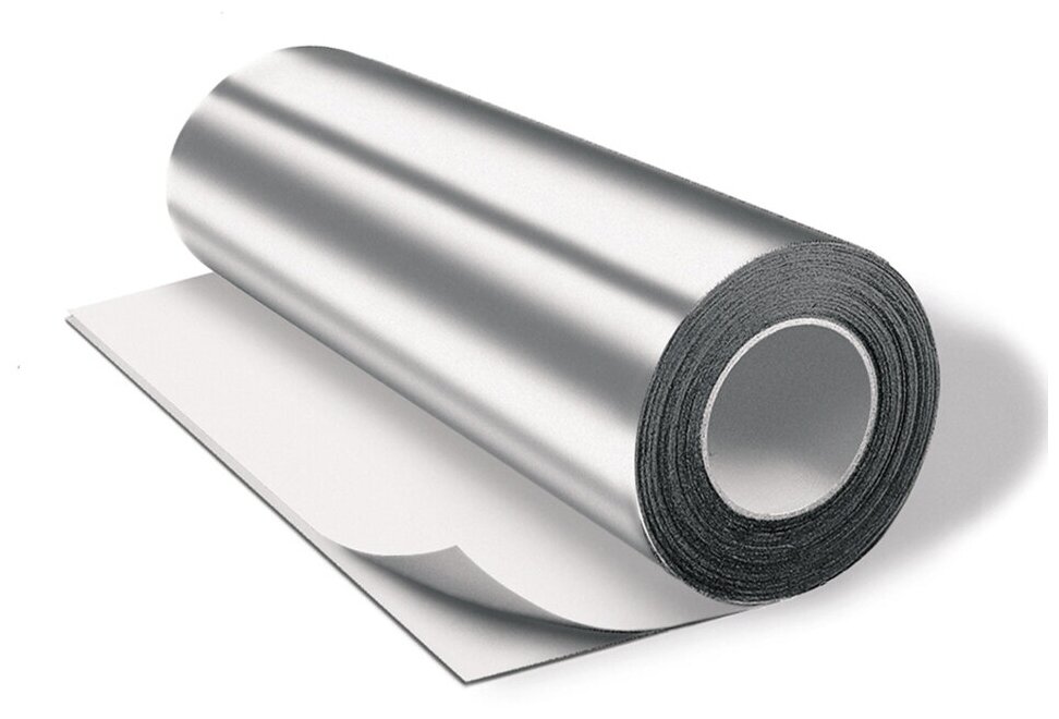 Фольга для бани Megaflex KF, 7 мкм, ширина 1 м, 30 м2, теплоотражающая