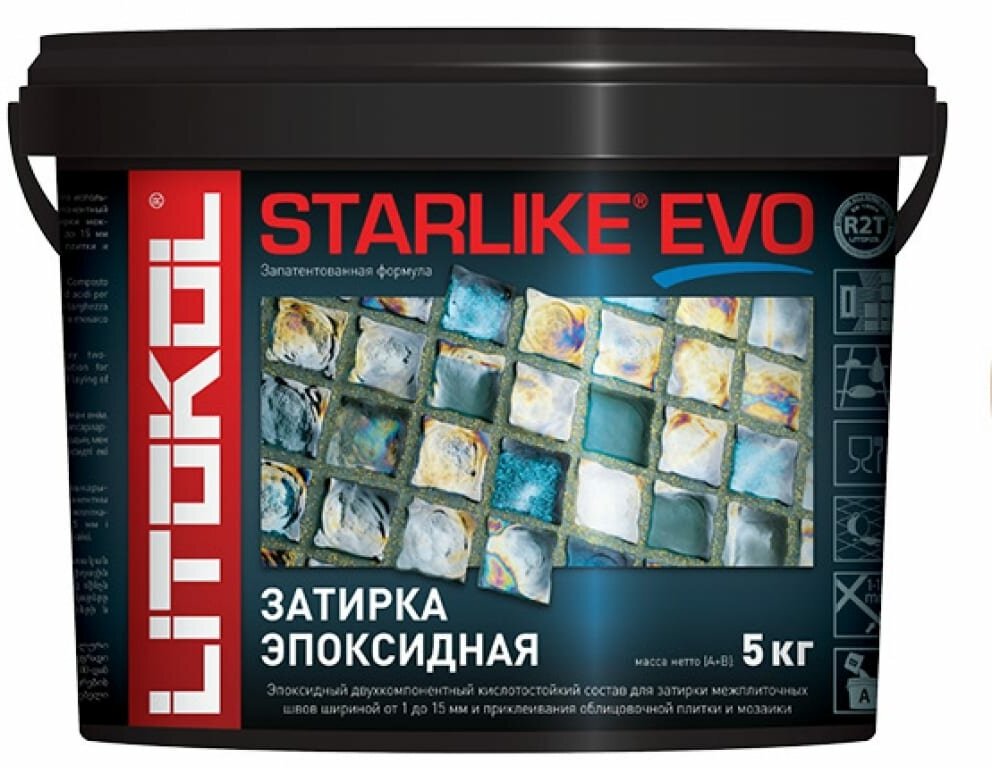 Эпоксидный состав для укладки и затирки мозаики LITOKOL STARLIKE EVO S.205 TRAVERTINO