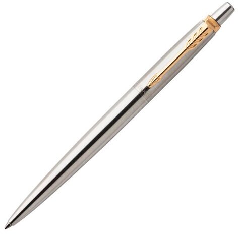 2020647 Шариковая ручка Parker (Паркер) Jotter Gel Core Stainless Steel GT с гелевым стержнем