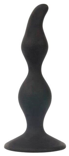 SexExpert Анальная пробка со скошенным кончиком Anal expert 11 см, черный