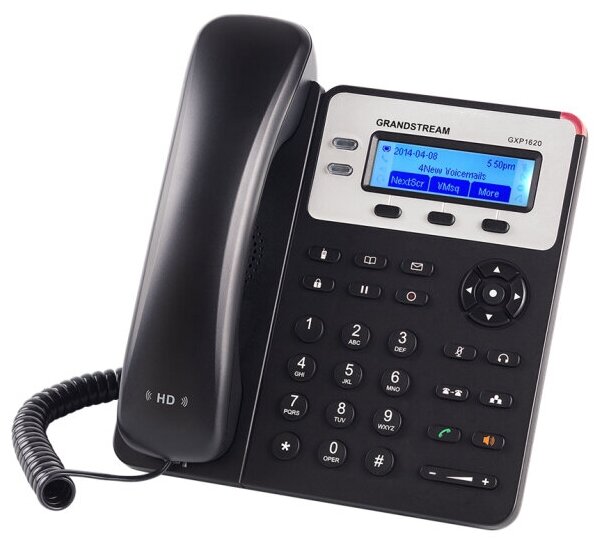 Grandstream GXP1620 - IP-телефон, 2 SIP линии, 2 порта 10/100 Mbps, HD аудио