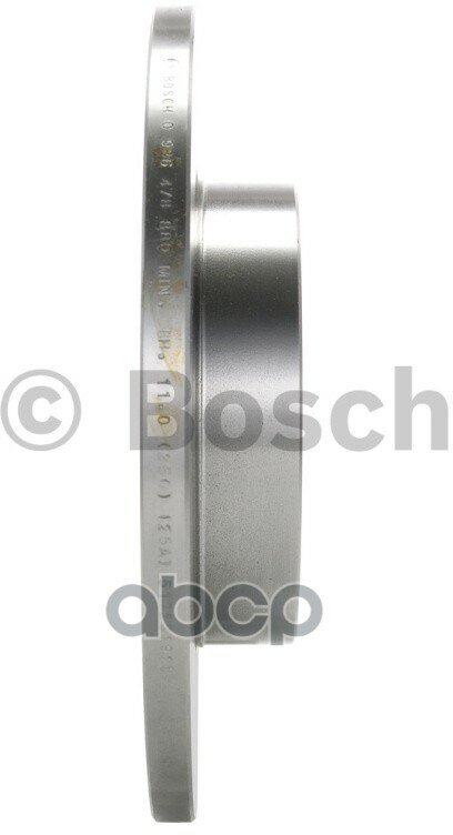Тормозной диск Rover 200 (11.1995-), 25 (10.1999-), 400 (1995-), 45 (2000-) F Bosch арт. 0986478889 — фото 1