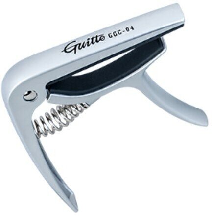 GGC-04-SL Каподастр для классической гитары, серебристый, Guitto