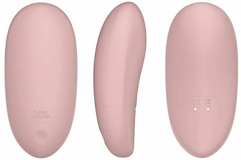 Стимулятор клитора Bijoux Indiscrets "Sex au Naturel", розовый, силикон