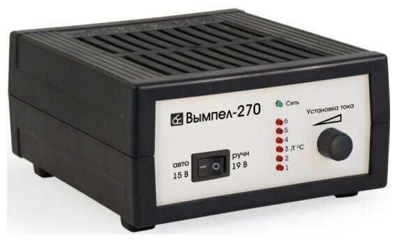 Зарядное устройство Вымпел 270 для АКБ 6V-12V (0.4-7A) автомат/ручной, 220V