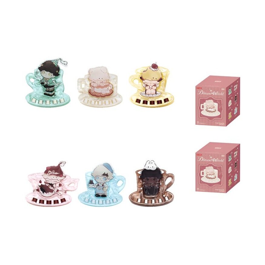 POP MART Dimoo Heartbeat Special Edition Коллекция Акриловые магниты для холодильника в коробках-сюрпризах