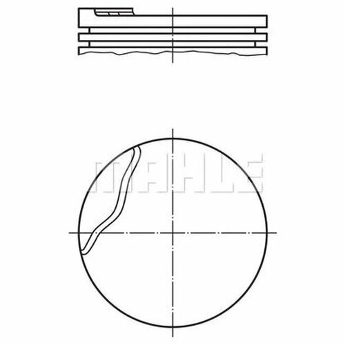 Поршень двигателя Knecht/Mahle 0220201