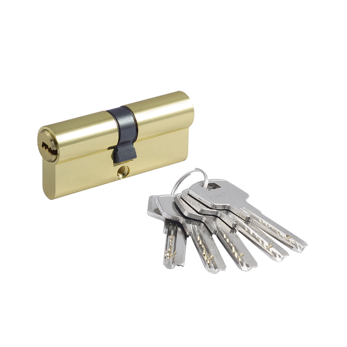 Цилиндровый механизм Нора-М STD AL ЛП-70 (35-35), ключ/ключ, золото
