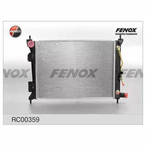 Основной радиатор (двигателя) Fenox RC00359 для Hyundai Accent IV, i20; Kia Rio III