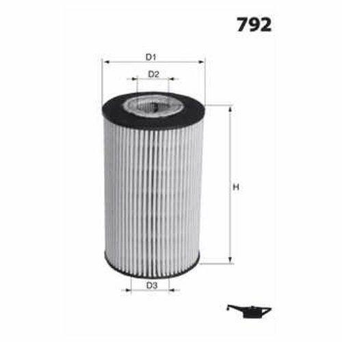 Фильтр масляный Mecafilter ELH4459 для BMW 1 серия F20, F21, 2 серия F22, F87, F23, 3 серия F30, F80, F31, F34, 4 серия F32, F82