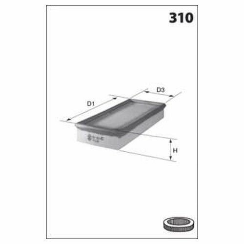 Фильтр воздушный Mecafilter ELP9456 для Subaru Justy III; Suzuki Ignis I, II, Wagon R