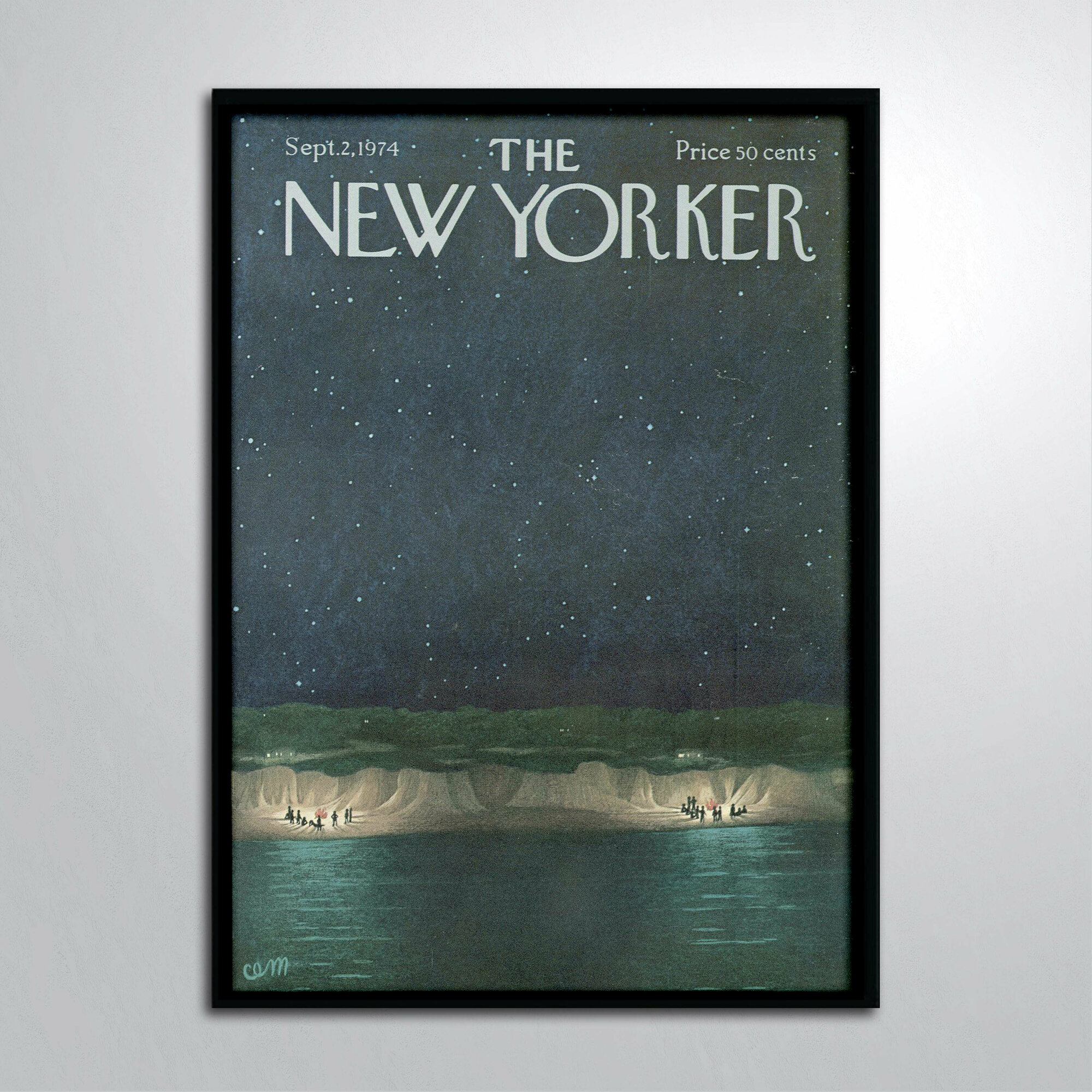 Постер без рамы/Постер для интерьера/Плакат Винтажный Журнал Нью Йоркер The NEW YORKER 2 сентябрь 1974 г (А2/420х594)