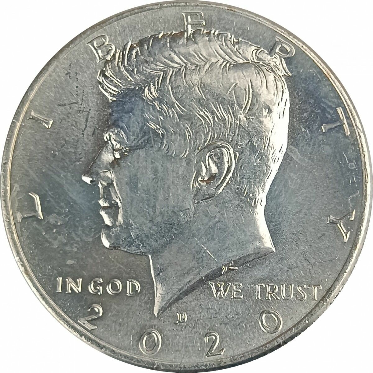 50 центов 2020 США D Кеннеди UNC