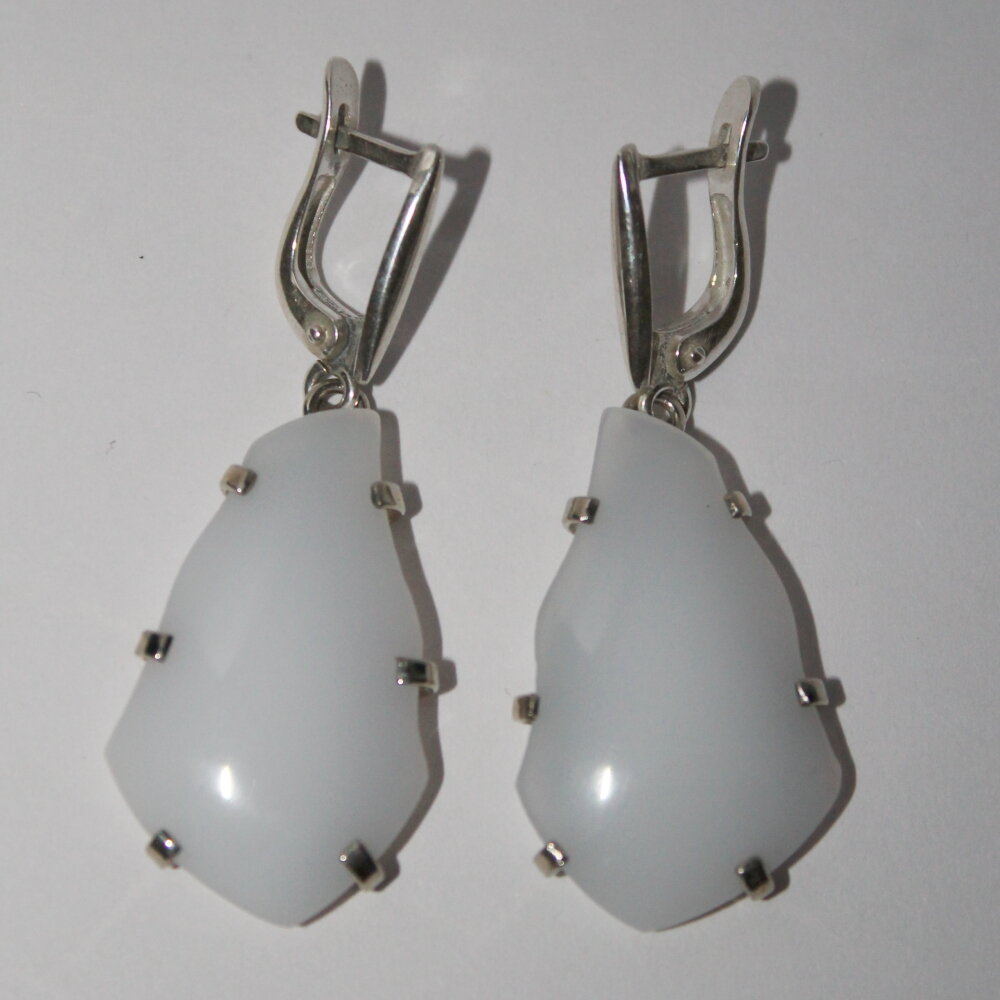 Серьги, кахолонг