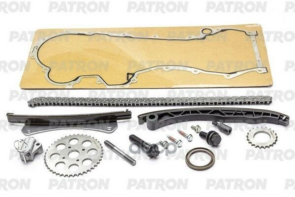 Комплект цепи ГРМ (Цепь-1, Нат-1, Усп-2, Шест-2, Прокл-1) FIAT 1.3 D Multijet 07- , OPEL 1.3 CDTI 04-09 PATRON арт. PTCK055