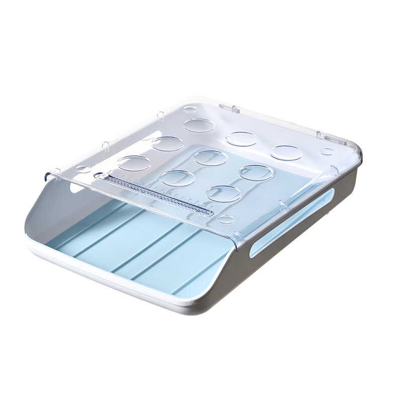 Контейнер для хранения яиц в холодильнике, органайзер пищевого класса, выдвижной магический инструмент для свежести на кухне