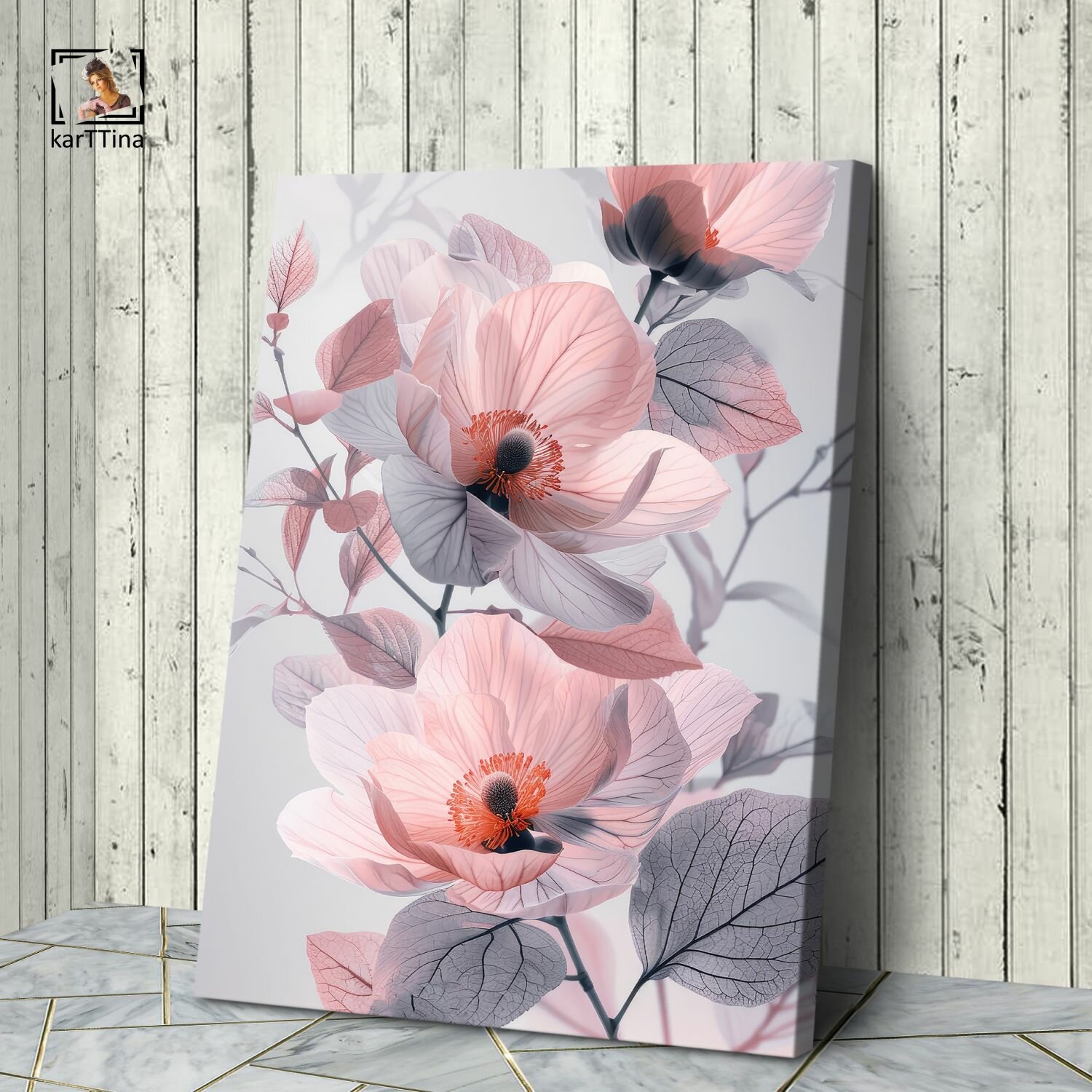 Картина на стену, интерьерная karTTina "Японская сказка" 50х70см 1 шт.