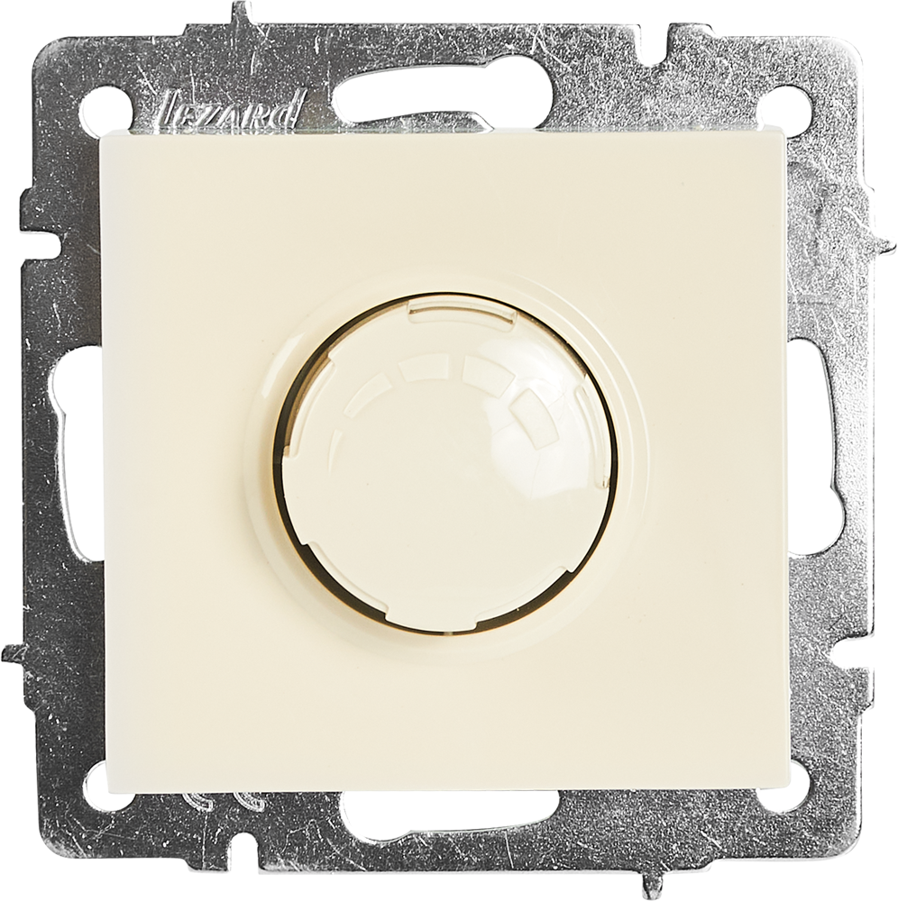 Диммер встраиваемый Lezard Vesna 1000 Вт цвет кремовый