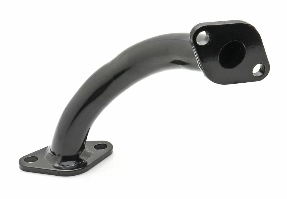 Патрубок карбюратора Delta, Zodiak, ОВ-70 (впуск. коллектор) длинный, сталь (d16мм) черный