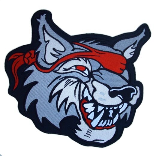 Нашивка волк С повязкой