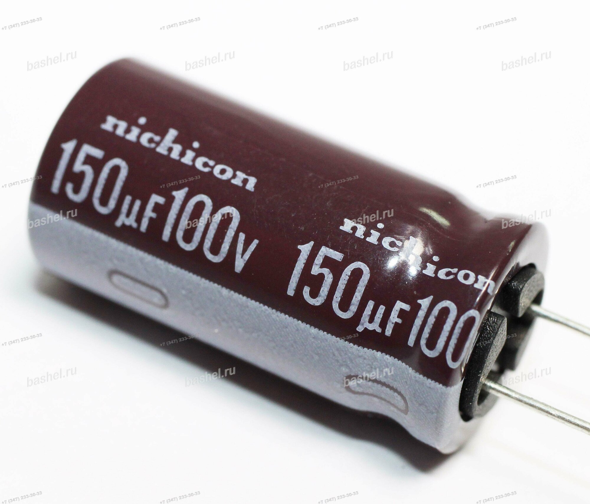 ECAP 150 мкФ / 100В (12,5х25) PW 105°C (7000ч.), Конденсатор электролитический, NICHICON, low imp.