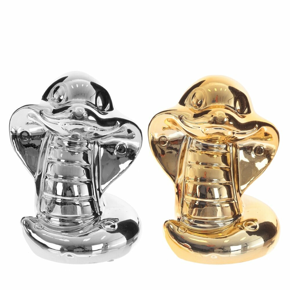 Копилка Змейка символ года, 10,5х9х12,5 см, 1шт из 2х видов KSM-809074